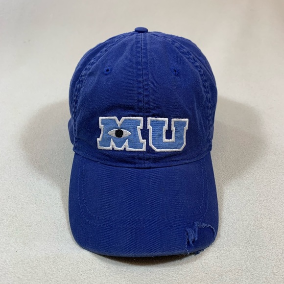 Disney | Accessories | Monsters Inc University Adult Size Baseball Cap ...